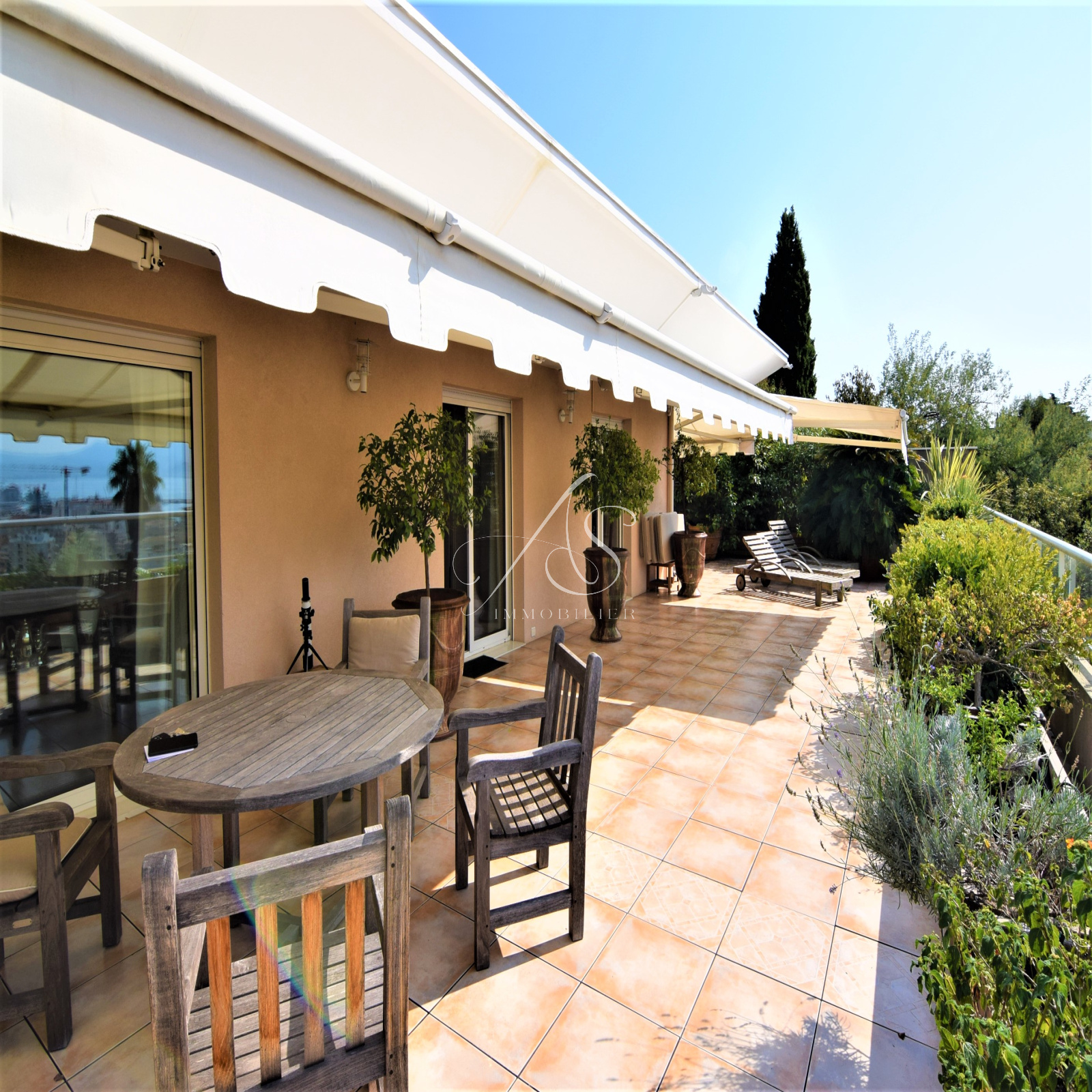 vente Splendide toit terrasse Cannes Californie 165 m² | AS Immobilier